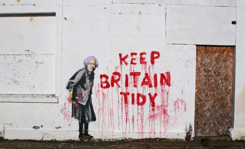 Keep Britain Tidy Location - Banksy Map